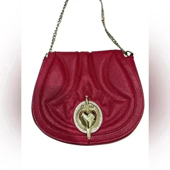 Disney | Bags | Disney Evil Queen Crossbody Purse Red Gold Chain Strap ...